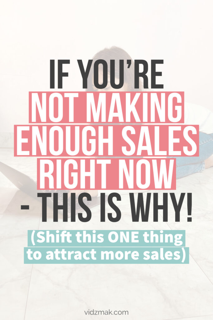 If you’re NOT making enough sales right now – THIS is why! (Shift this ...